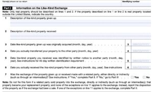 IRS Form 8824 Instructions: Like-Kind Exchanges
