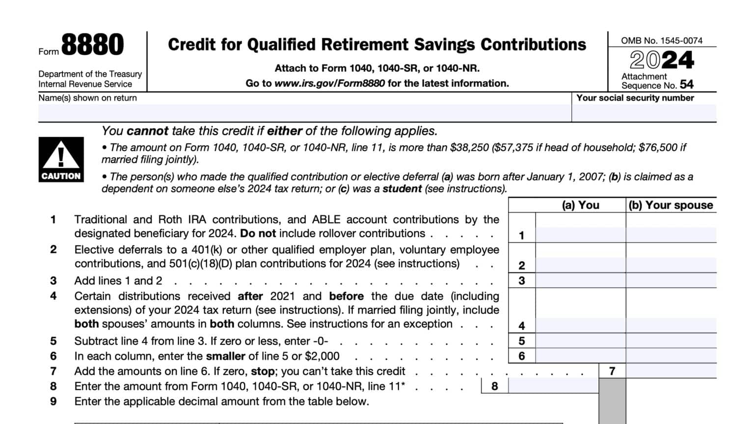 IRS Form 5884 Instructions