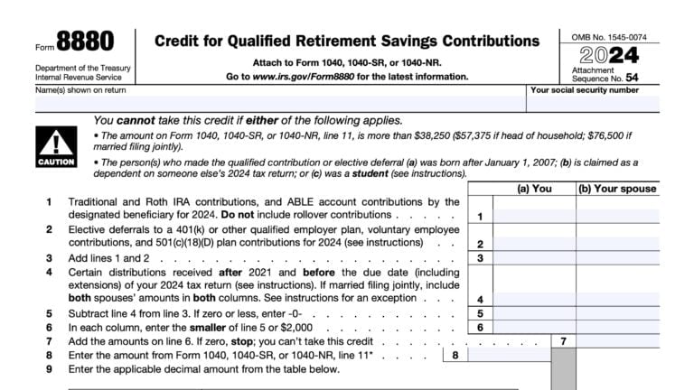 IRS Form 5884 Instructions