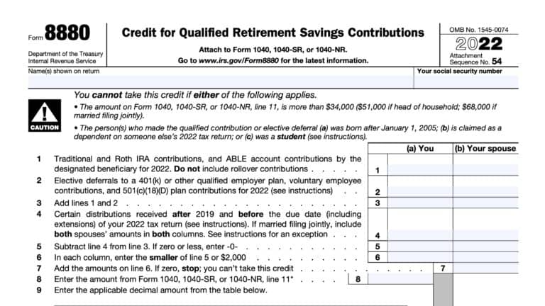 IRS Form 8801 Instructions - Credit for Prior Year Minimum Tax