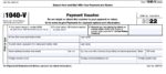IRS Form 1040-V Instructions - Tax Payment Voucher