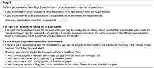 IRS Form 15111 Instructions- Earned Income Credit Worksheet