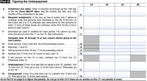 IRS Form 2220 Instructions - Estimated Corporate Tax