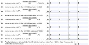IRS Form 2220 Instructions - Estimated Corporate Tax