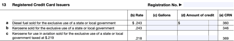 IRS Form 4136 Instructions - Credits For Federal Tax Paid on Fuels