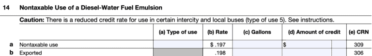 IRS Form 4136 Instructions - Credits For Federal Tax Paid on Fuels