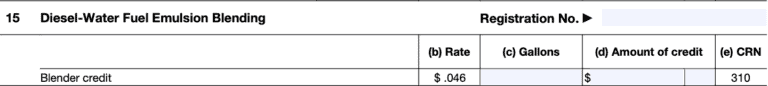 IRS Form 4136 Instructions - Credits For Federal Tax Paid on Fuels