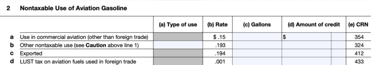 IRS Form 4136 Instructions - Credits For Federal Tax Paid on Fuels