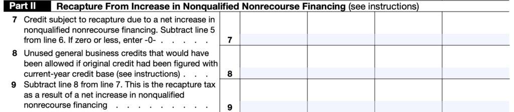 IRS Form 4255 Instructions - Recapture of Investment Credit