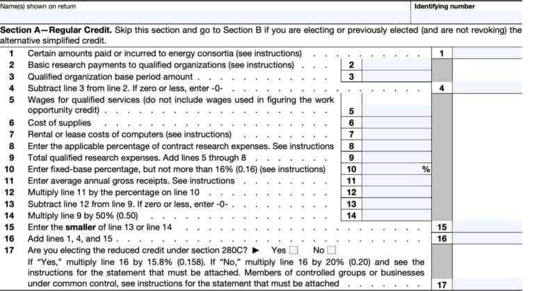 IRS Form 6765 Instructions - Tax Credit For Research Activities