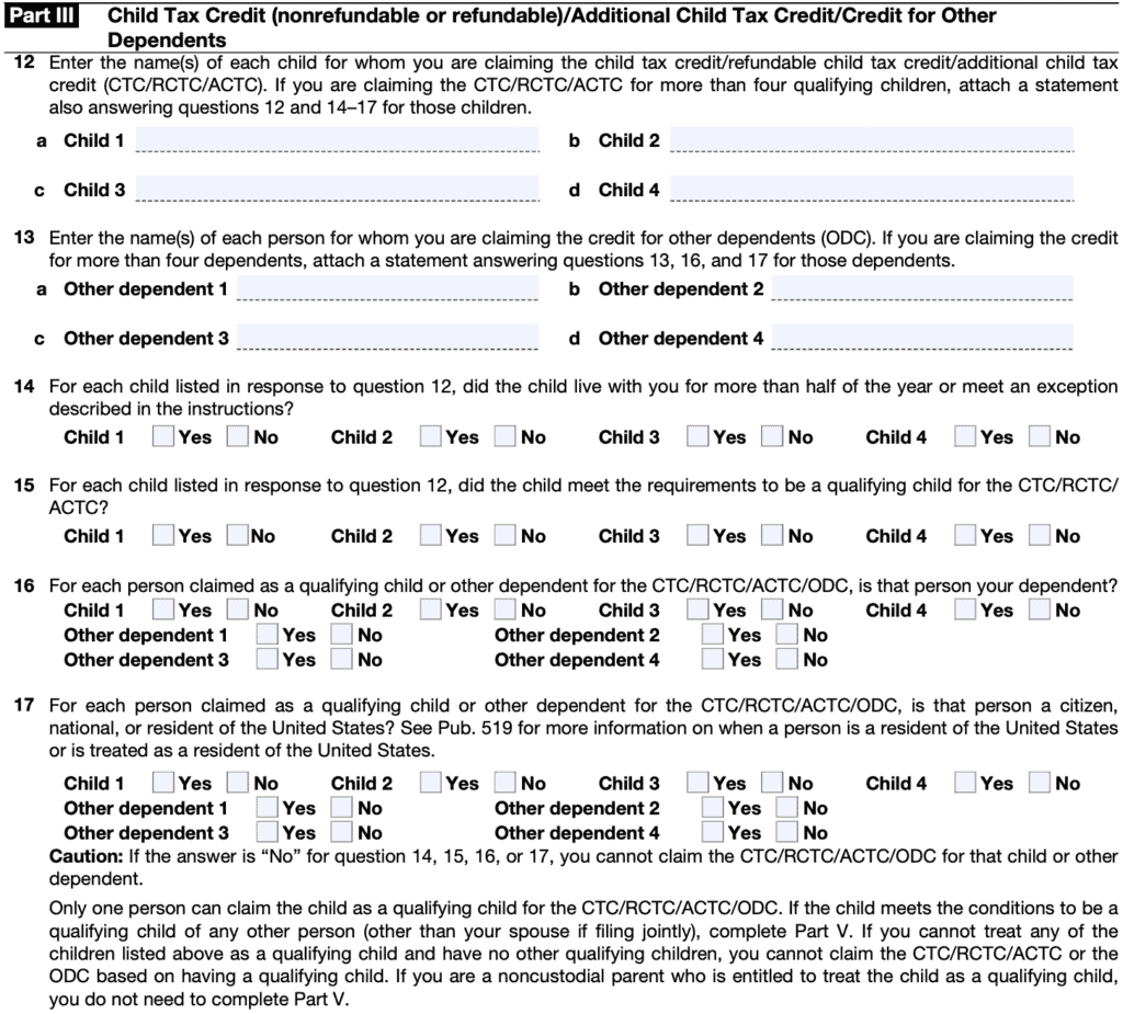 IRS Form 8862 Instructions