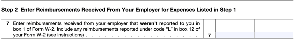 IRS Form 2106 Instructions - Employee Business Expenses