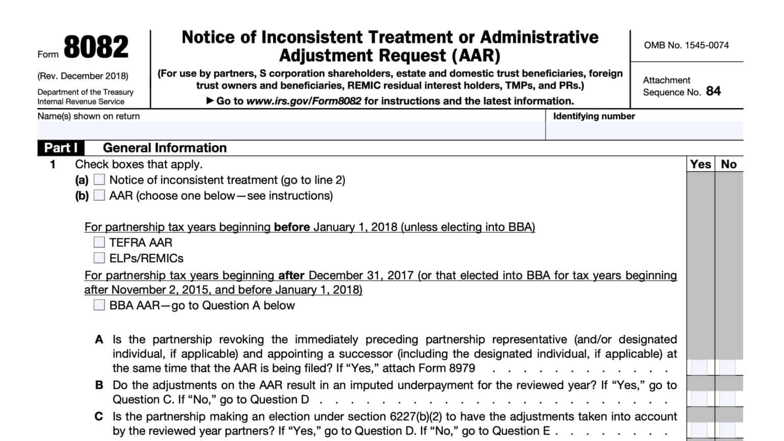 IRS Form 8978 Instructions - Reporting Partner's Additional Taxes