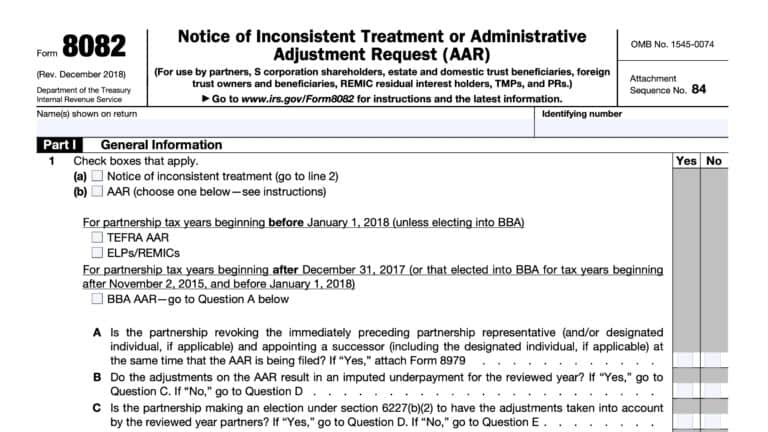 IRS Form 8978 Instructions - Reporting Partner's Additional Taxes