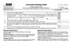 IRS Form 8586 Instructions - Low-Income Housing Credit