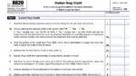 IRS Form 8820 Instructions - Orphan Drug Credit