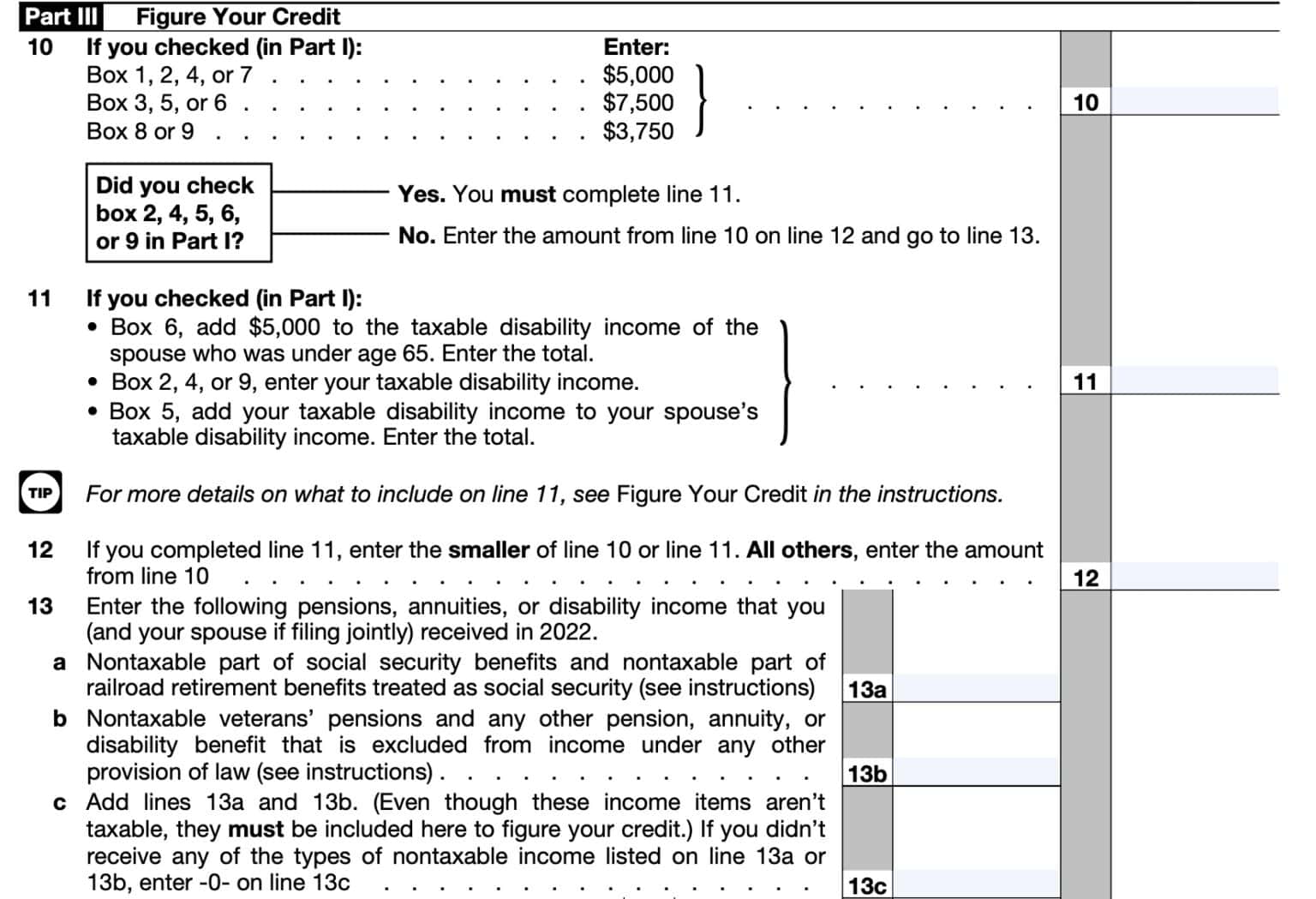 IRS Schedule R Instructions - Credit for the Elderly or Disabled