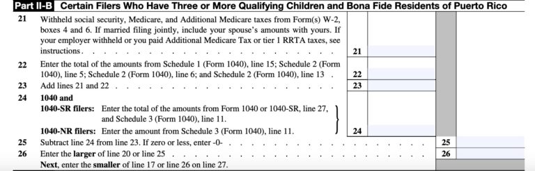 Schedule 8812 Instructions - Credits for Qualifying Dependents