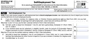 IRS Schedule SE Instructions - Self-Employment Tax