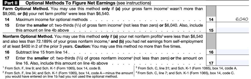 IRS Schedule SE Instructions - Self-Employment Tax
