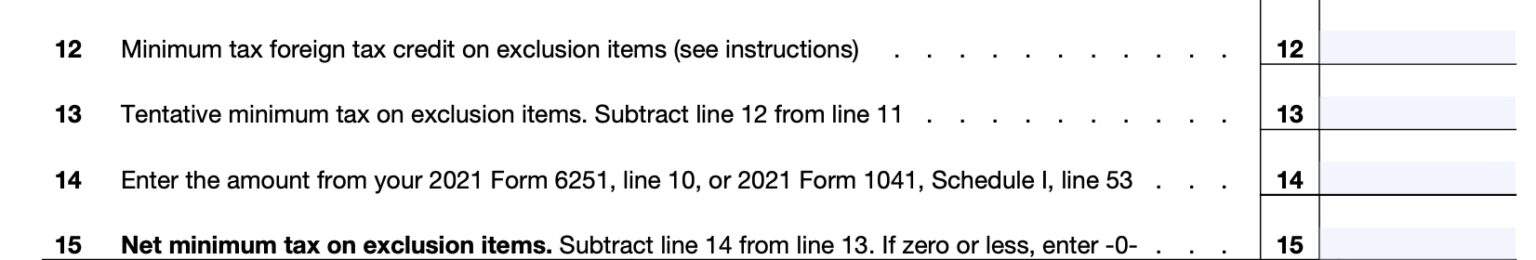 IRS Form 8801 Instructions - Credit for Prior Year Minimum Tax