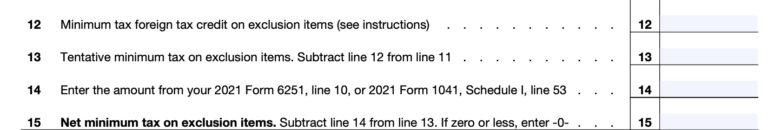 IRS Form 8801 Instructions - Credit for Prior Year Minimum Tax