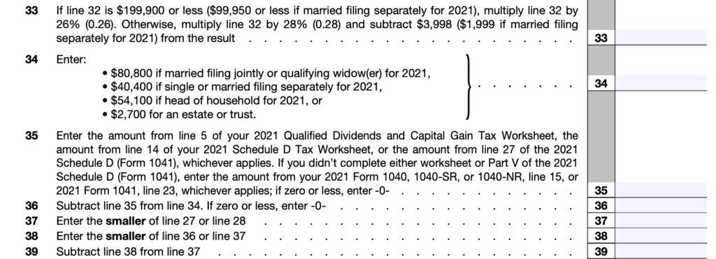 IRS Form 8801 Instructions - Credit for Prior Year Minimum Tax