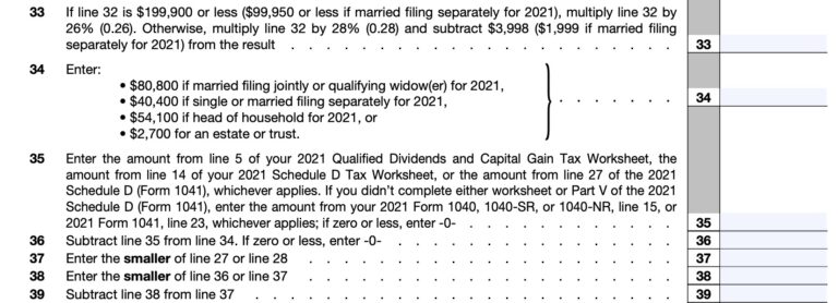 IRS Form 8801 Instructions - Credit for Prior Year Minimum Tax