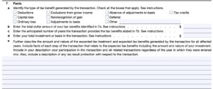 IRS Form 8886 Instructions -Reportable Transaction Disclosure