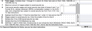 IRS Form 8919 Instructions - Social Security & Medicare Taxes