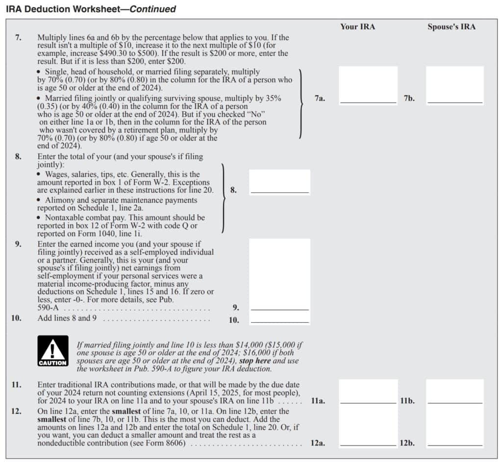 IRS Schedule 1 Instructions - Additional Income & AGI Adjustments