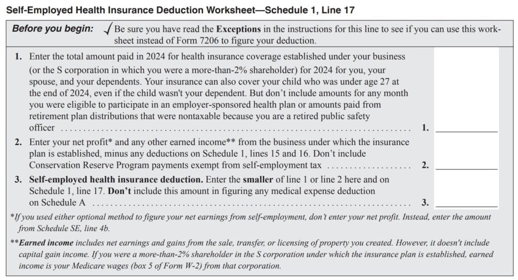IRS Schedule 1 Instructions - Additional Income & AGI Adjustments