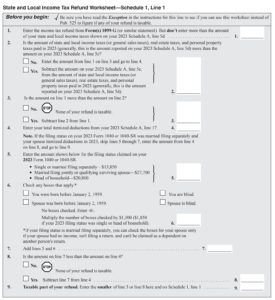 IRS Schedule 1 Instructions - Additional Income & AGI Adjustments
