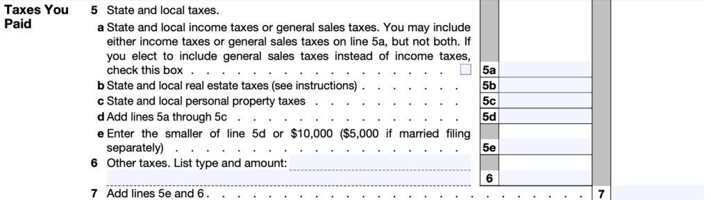 IRS Schedule A Instructions - Itemized Deductions