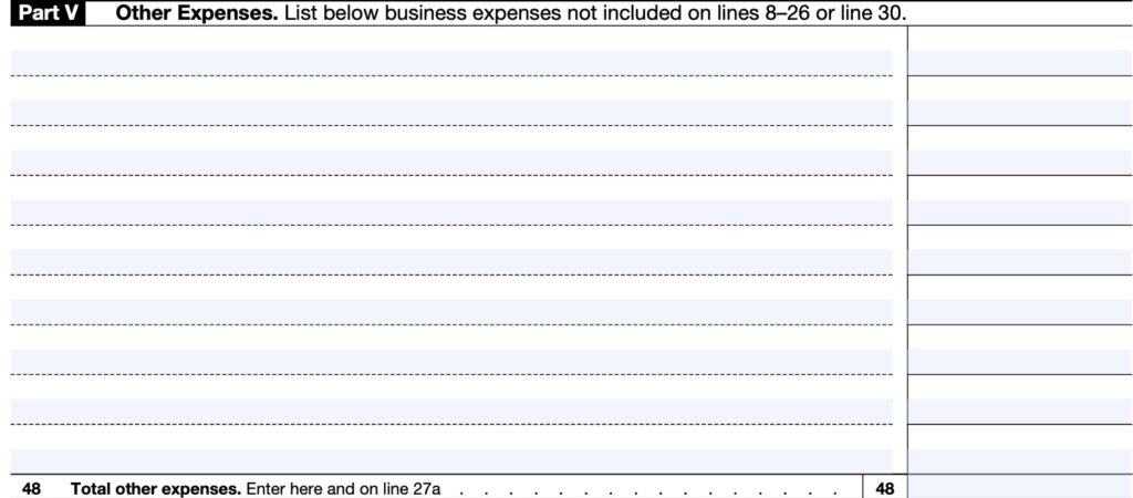 IRS Schedule C Instructions - Business Profit or Loss