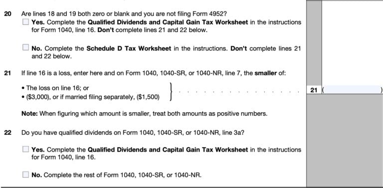 IRS Schedule D Instructions - Capital Gains And Losses