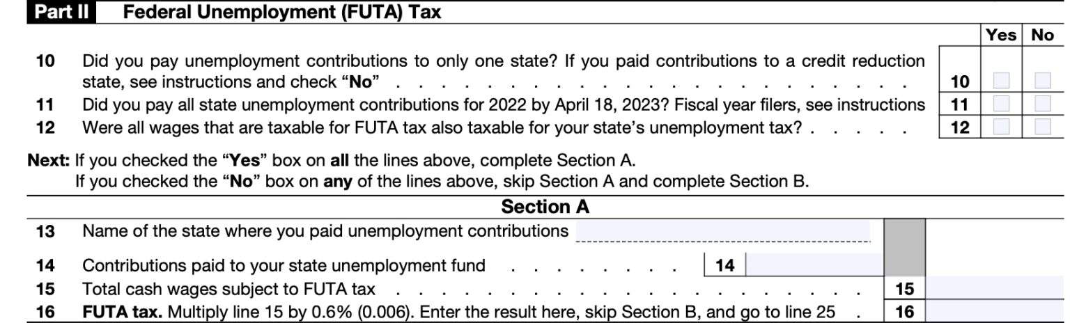 IRS Schedule H Instructions - Household Employment Taxes