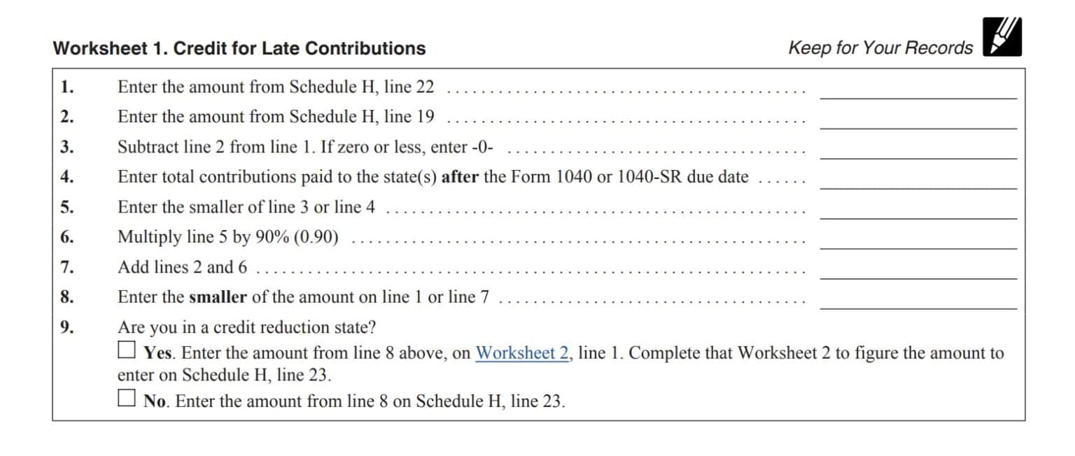 IRS Schedule H Instructions - Household Employment Taxes