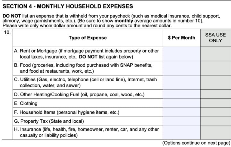 Form SSA 634 Instructions - Change in Overpayment Recovery