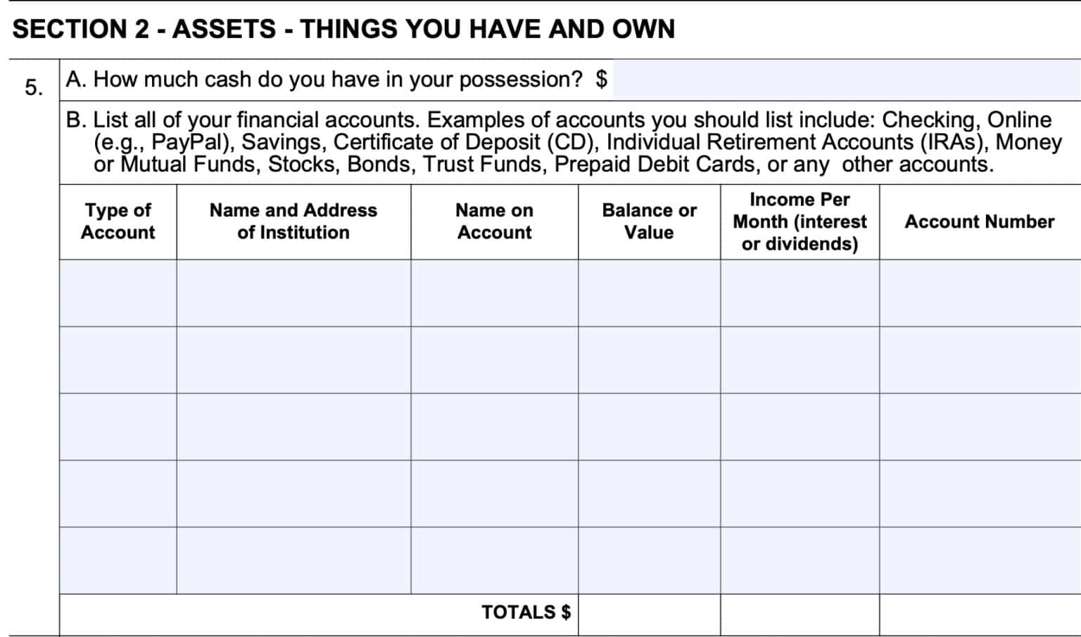 Form SSA 634 Instructions - Change in Overpayment Recovery