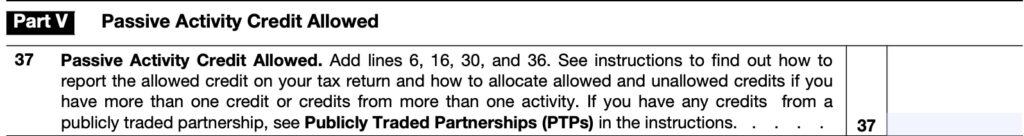 IRS Form 8582-CR Instructions - Passive Activity Credit Limits