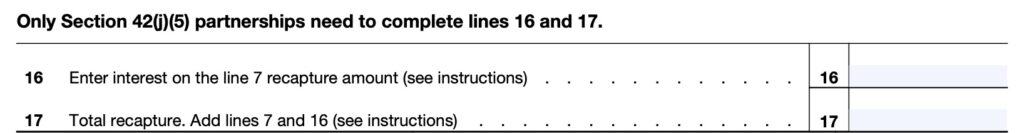 IRS Form 8611 Instructions -Low-Income Housing Credit Recapture