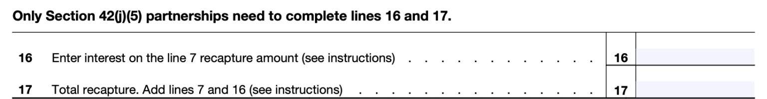 IRS Form 8611 Instructions -Low-Income Housing Credit Recapture