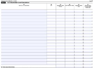 IRS Form 8992 Instructions - Calculating GILTI