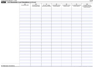 IRS Form 8992 Instructions - Calculating GILTI
