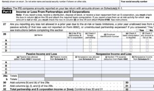 IRS Schedule E Instructions - Supplemental Income and Loss