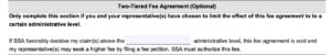 Form SSA 1693 Instructions - SSA Representation Fee Agreements