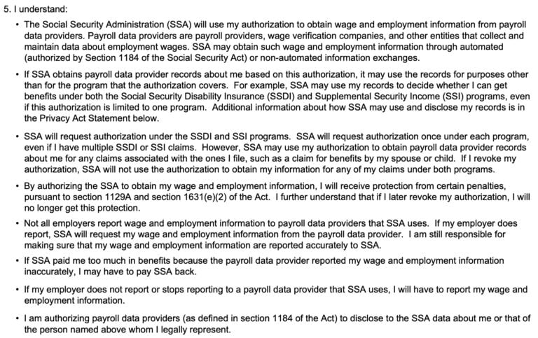 Form SSA 8240 Instructions - Obtaining Info from Payroll Providers