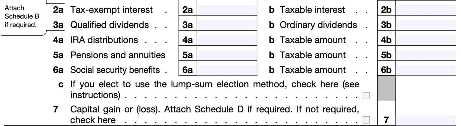 IRS Form 1040-SR Instructions - Tax Return For Seniors