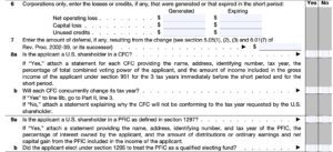 IRS Form 1128 Instructions - Changes to Tax Year